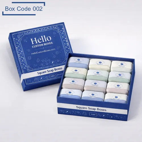 Custom Square Soap Boxes for Handmade & Retail Brands