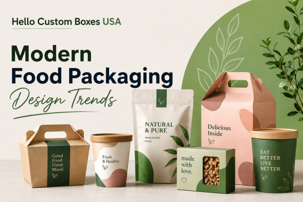 Modern Food Packaging Design Trends 2025